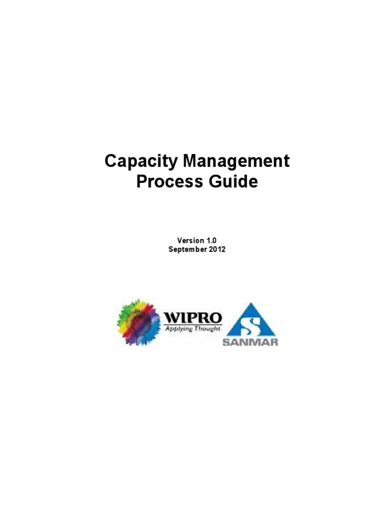 Capacity Management Process Guide | PDF | Itil | It Service Management