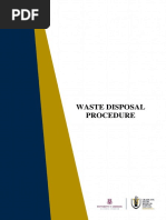 SOP For Biological Waste Disposal | PDF | Laboratories | Waste