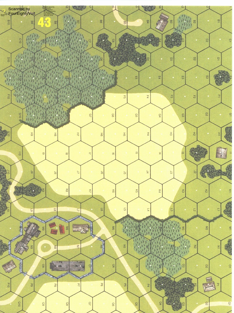 ASL (AH) - Map Board 43 | PDF