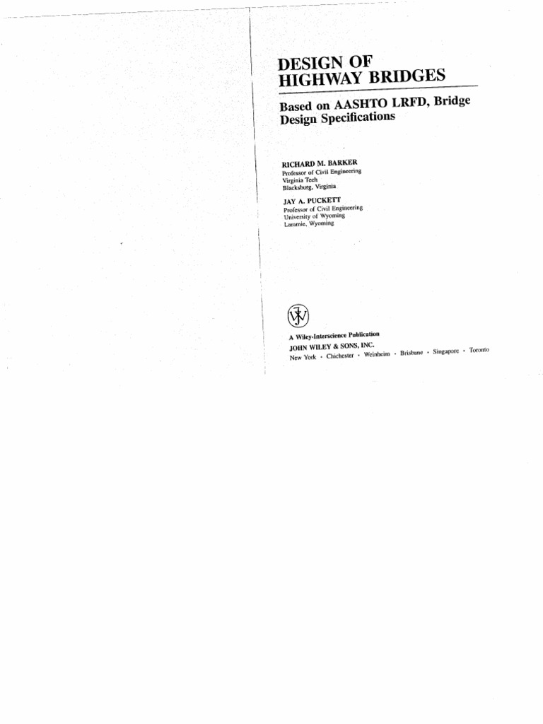 Design of Highway Bridges | PDF