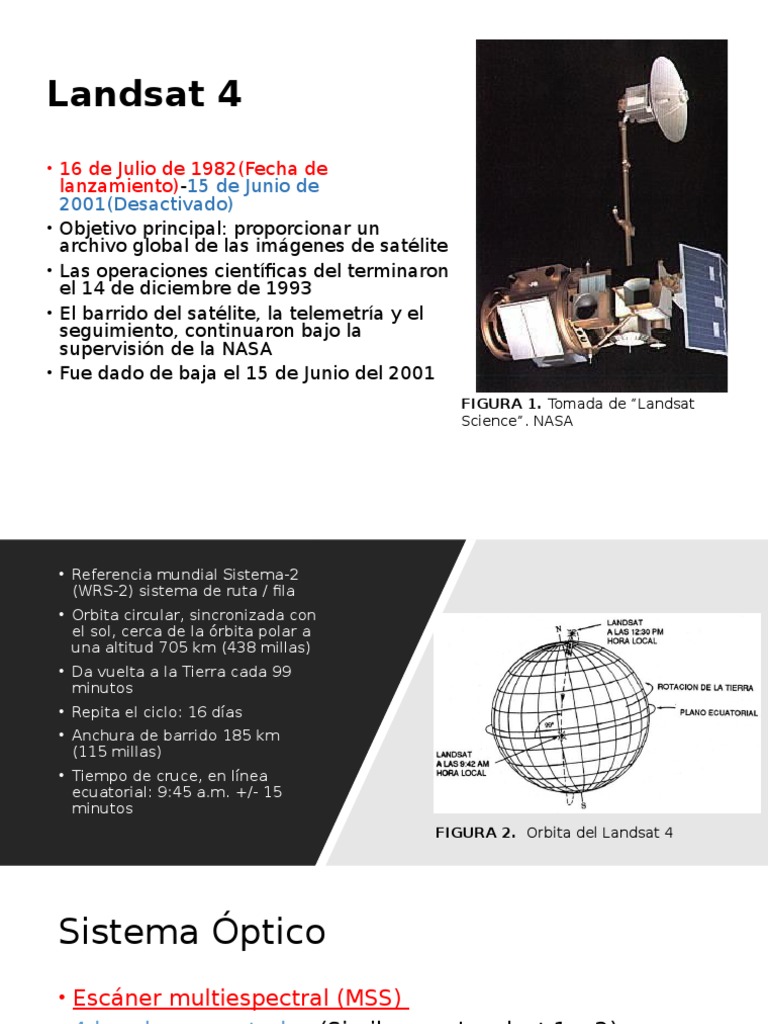 Landsat 4 y 5 | PDF | Resolución de pantalla | Nasa