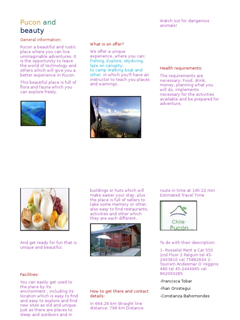 Triptico Ingles | PDF