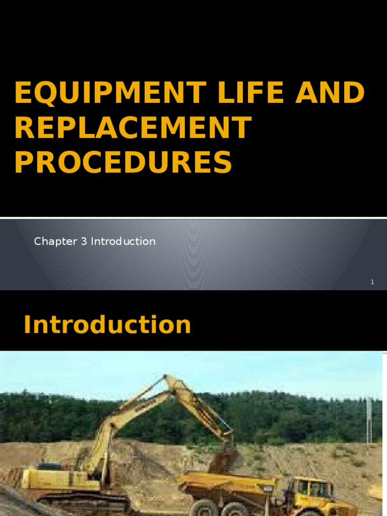 Equipment Life and Replacement Guide | PDF