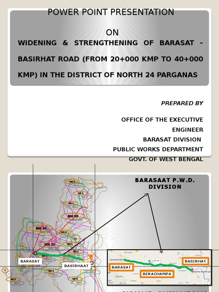 Barasat Basirhat Road | PDF | Lane | Road Surface