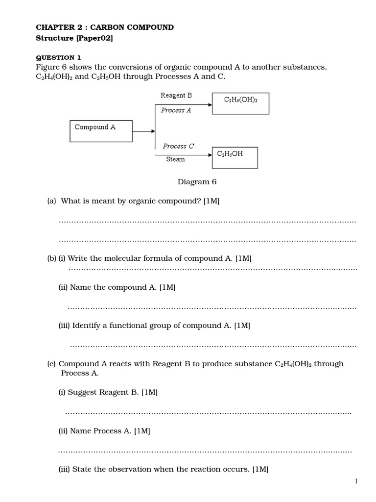 Form 5 Chapter 2 | PDF | Chemical Compounds | Hydrocarbons