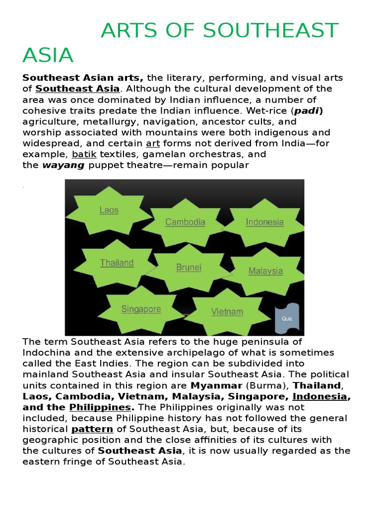 Arts of Southeast Asia | PDF | Southeast Asia | Asia
