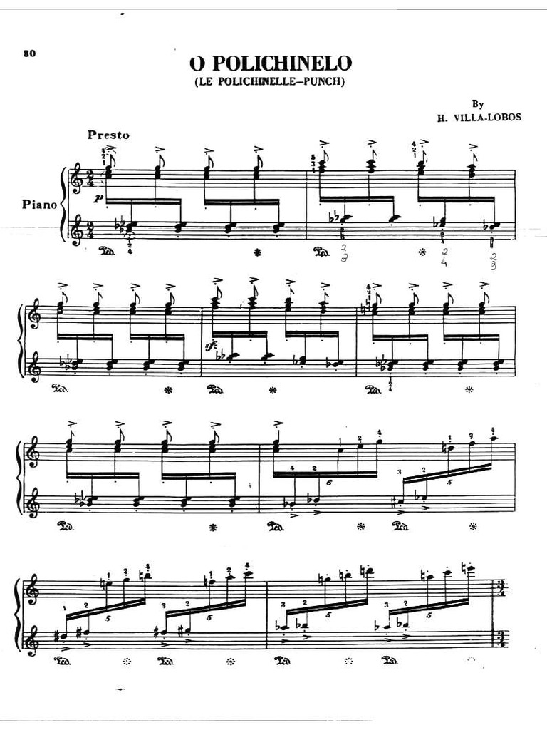 Villa Lobos Polichinelo | PDF