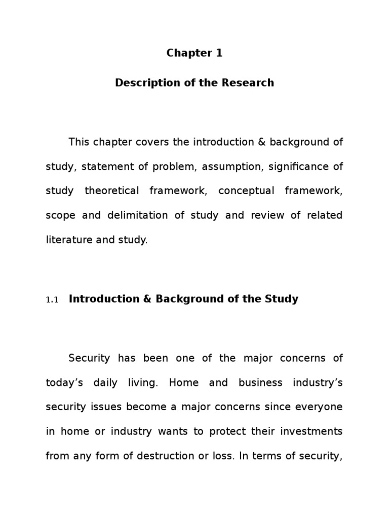Chapter 1 For Thesis Arduino Final | PDF | Security Alarm | Mobile Phones