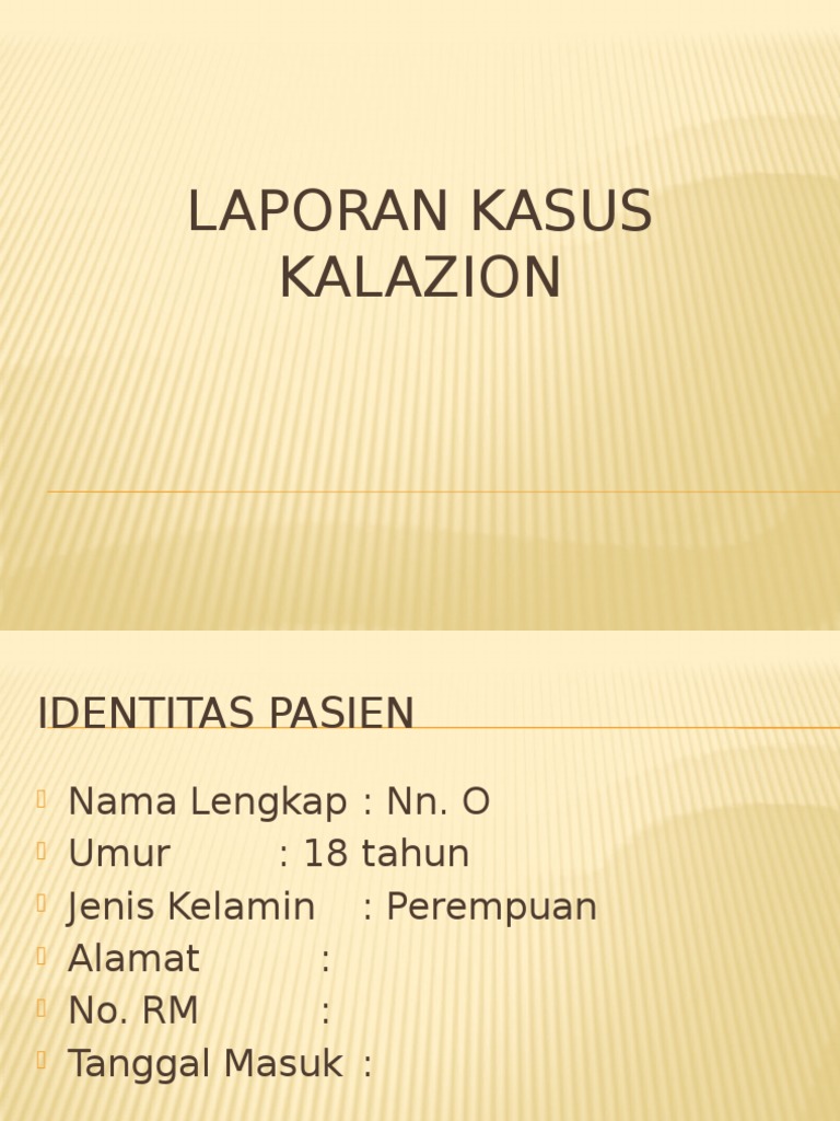 Laporan Kasus Kalazion pada Remaja | PDF