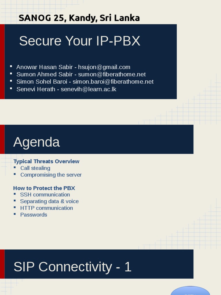 Secure Your PBX | PDF | Session Initiation Protocol | Secure Shell