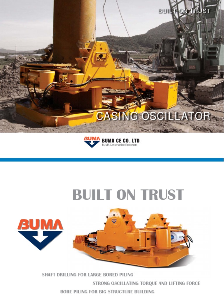 Casing Oscillator | PDF | Deep Foundation | Drilling