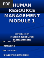Introduction to Human Resource Management | PDF | Human Resource ...