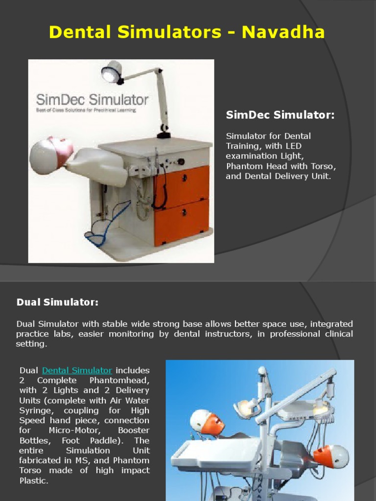 Dental Simulators | PDF