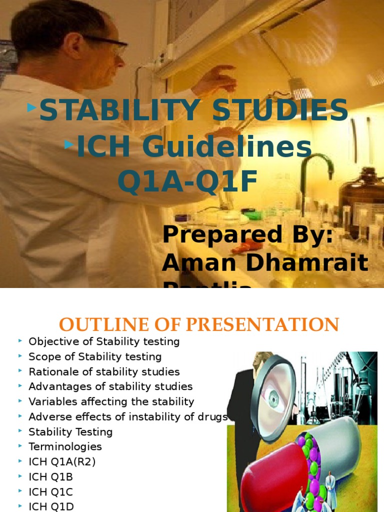 Stability Studies Q1 | PDF | Pharmaceutical Formulation | Tablet (Pharmacy)