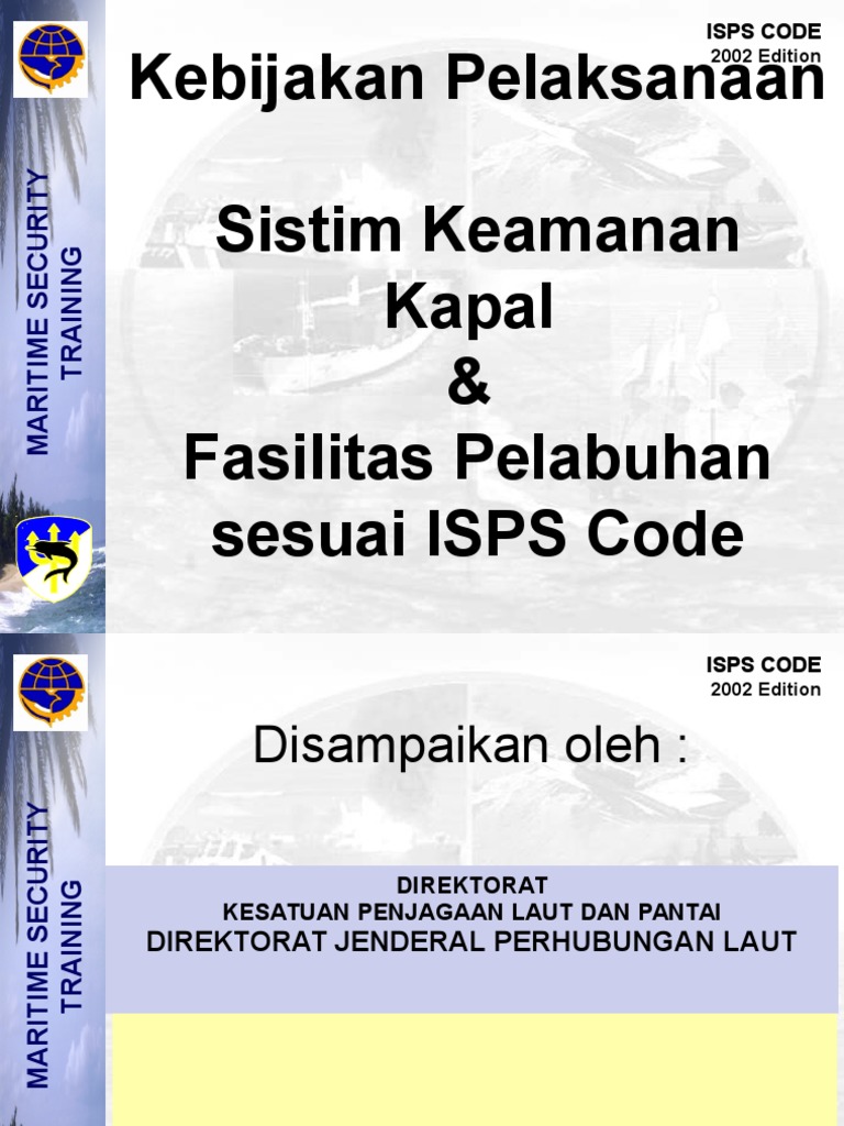 Tingkat Keamanan ISPS Code | PDF