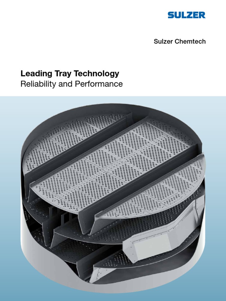 SULZER SIEVE TRAYS.pdf | Distillation | Valve
