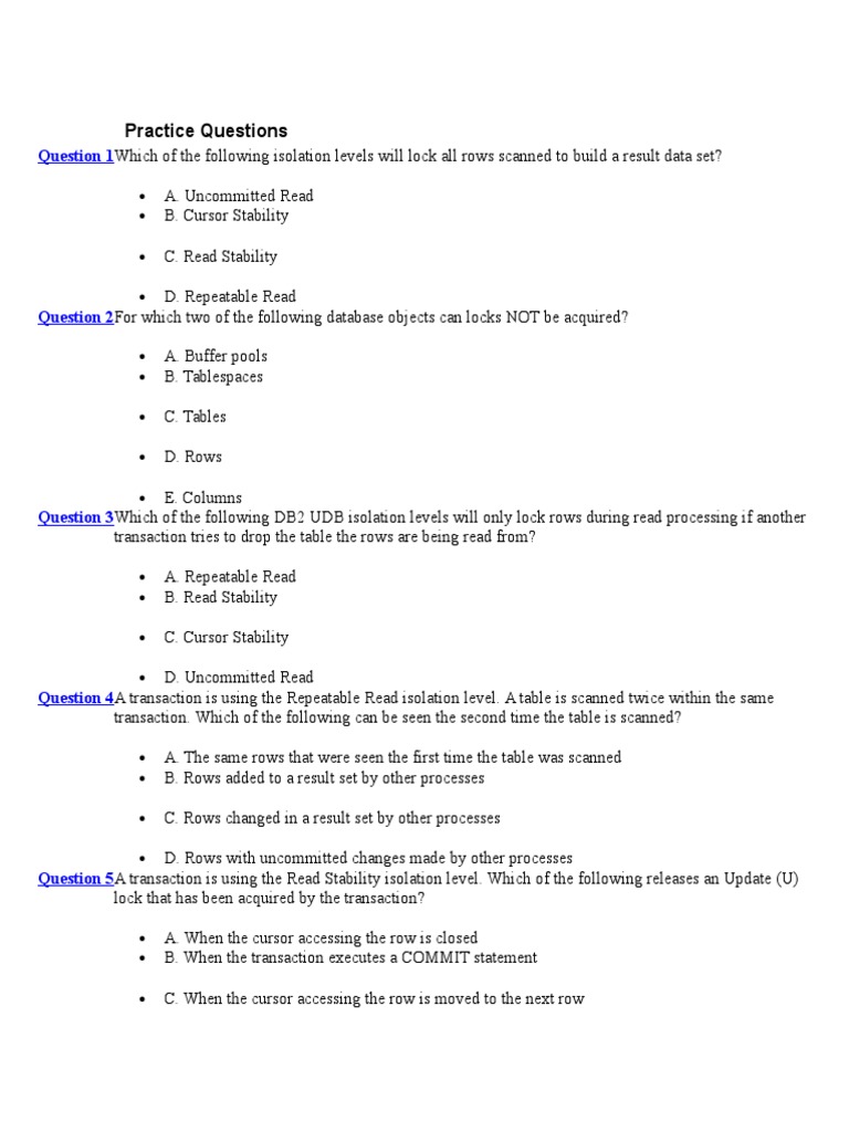 Practice Questions 6 Pdf Database Transaction Databases 4157