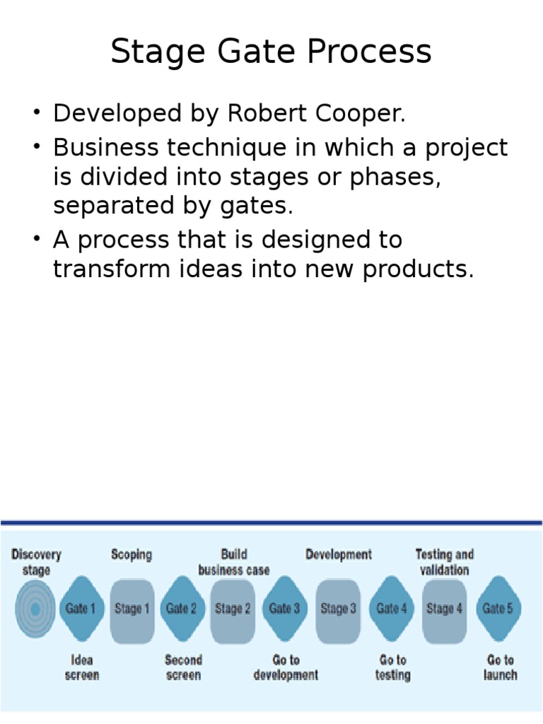 Stage Gate Process | PDF