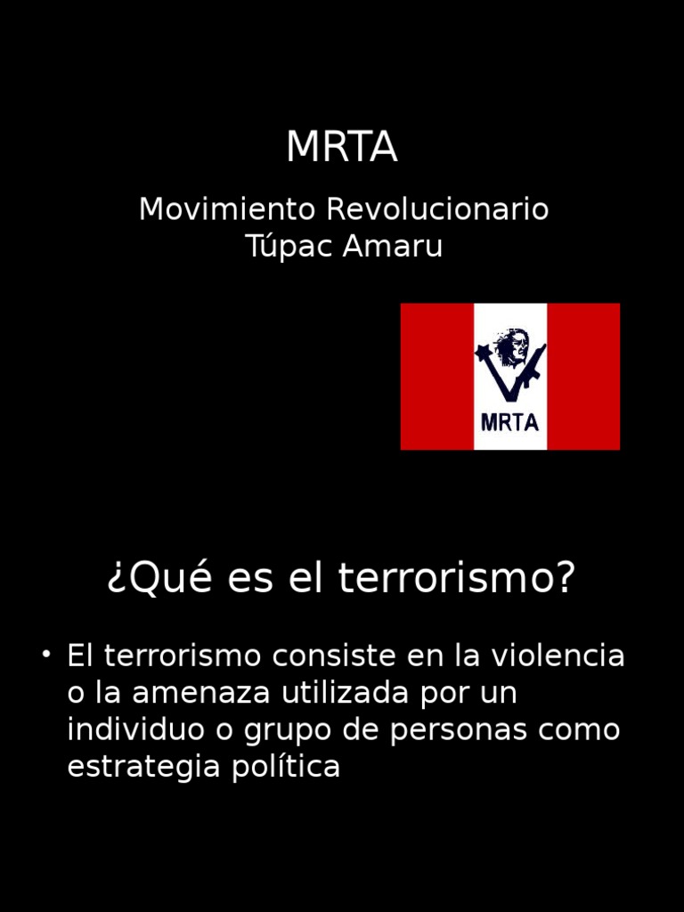 MRTA | PDF
