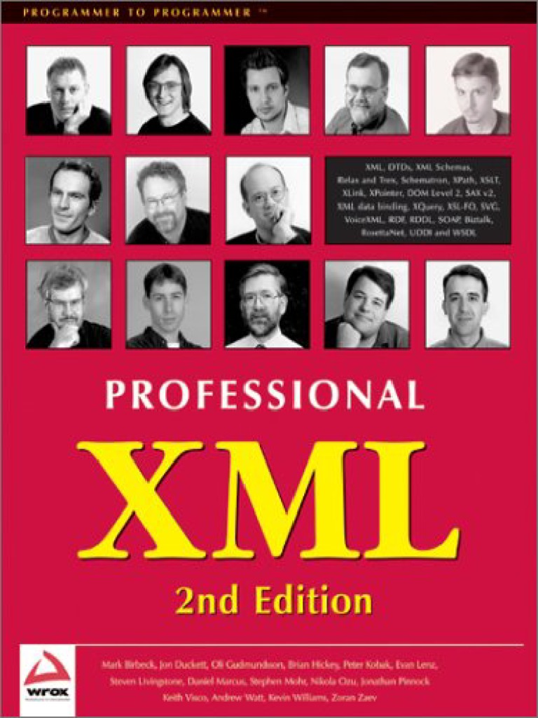 Wrox Press Professional XML 2nd (2001) PDF | PDF | Xml | Markup Language