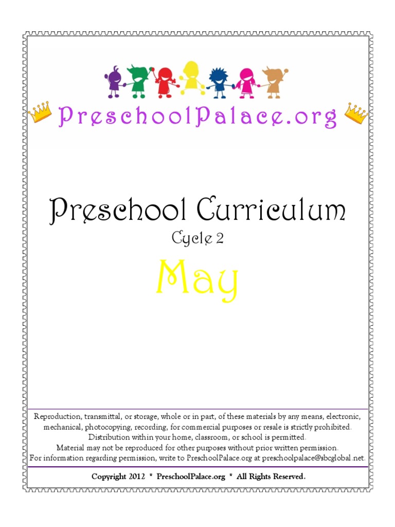 May - Preschool Curriculum | PDF | Moon | Venus