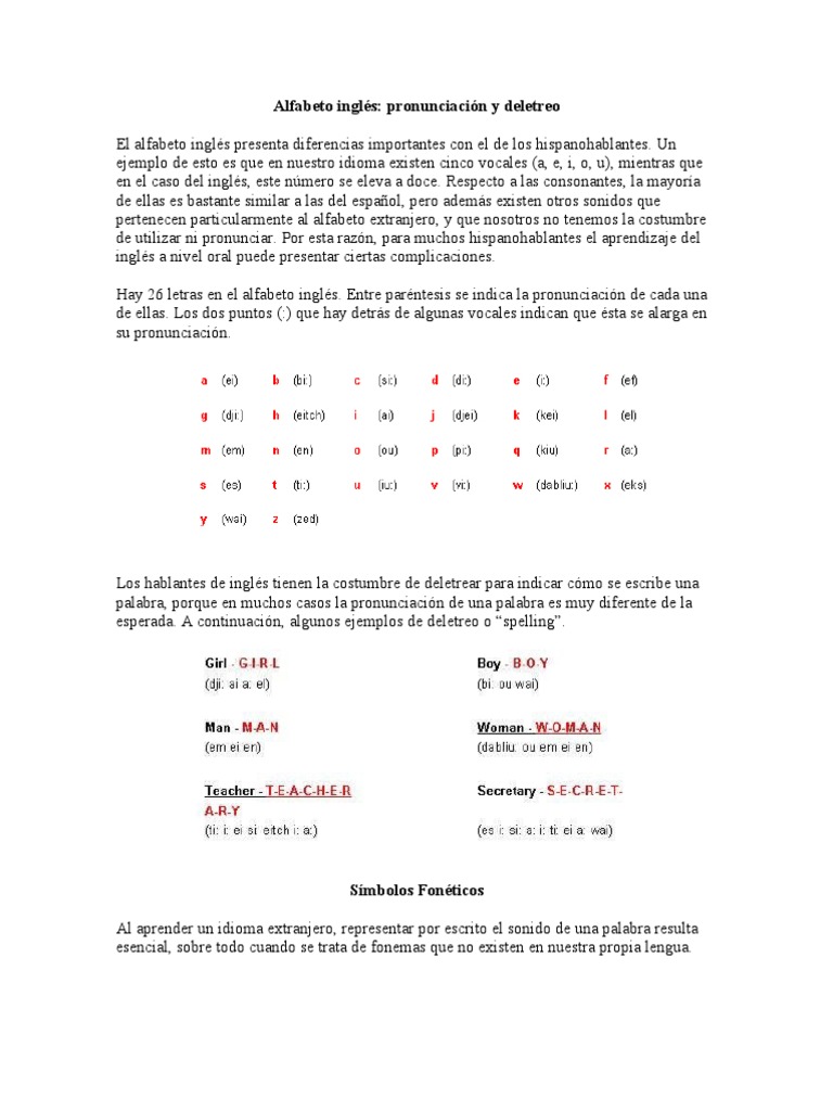 Alfabeto y Números | PDF | Lengua española | Alfabeto