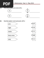 Mathematics DLP Year 1 | PDF