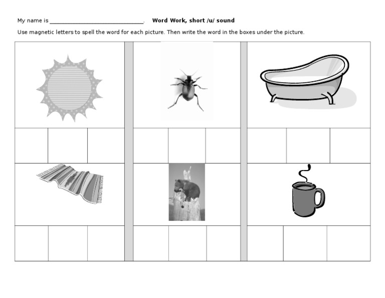 Word Work Record 1-1 | PDF