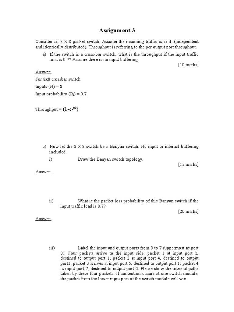 Network Design - Assignment - 3 | PDF