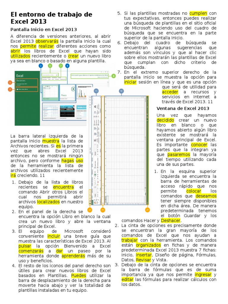Introducción a la interfaz de usuario de Excel 2013: una guía de la ...