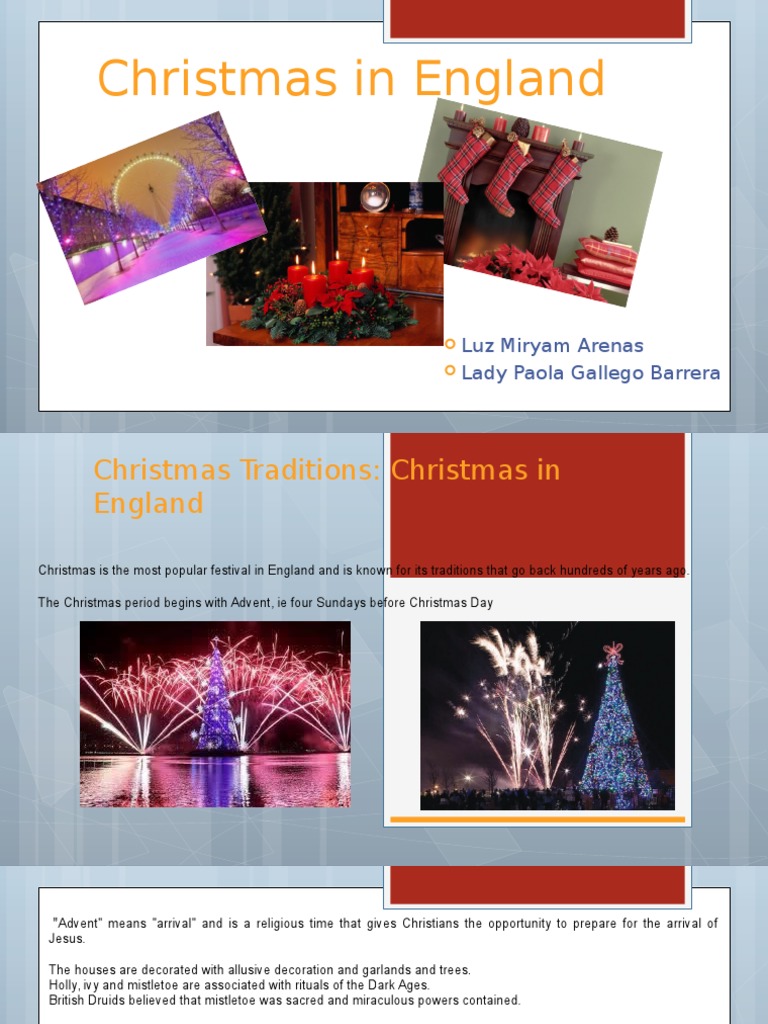 English Christmas Traditions Explained | PDF | Christmas Traditions ...