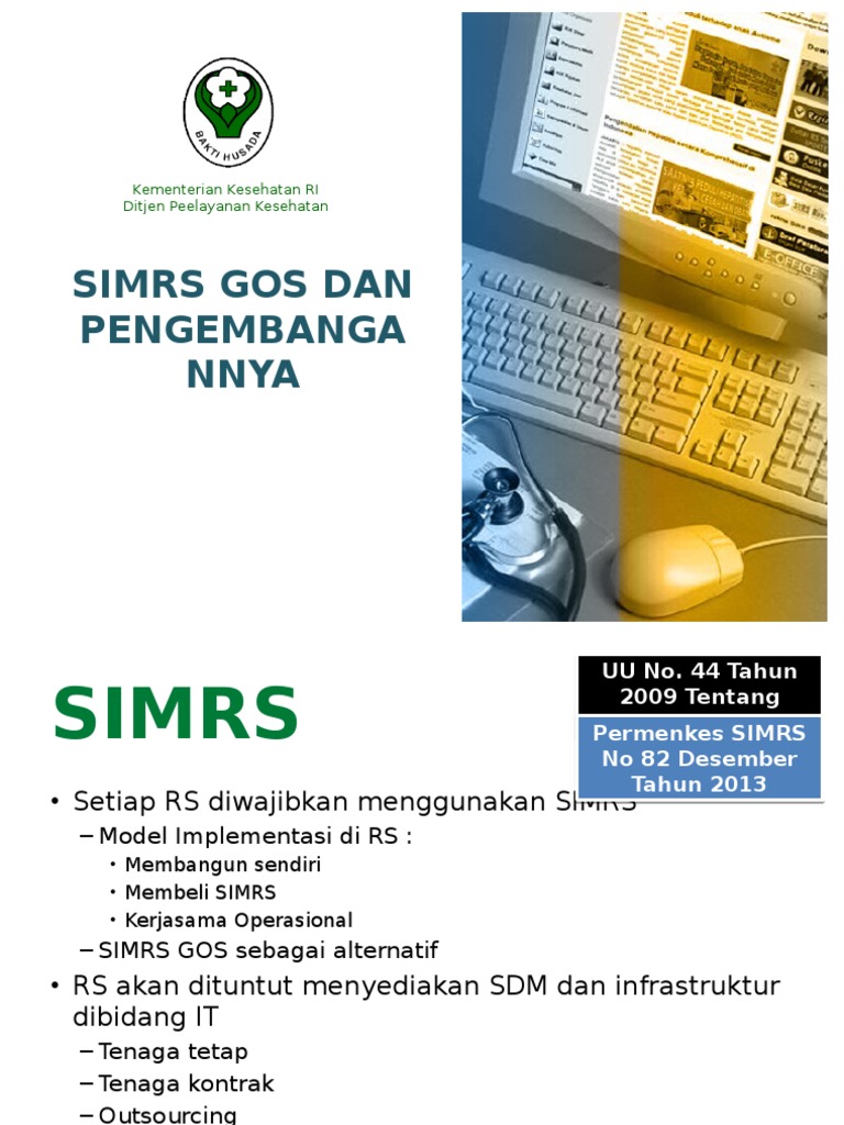 Pengenalan SIMRS GOS | PDF