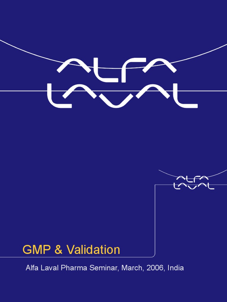 GMP & Validation | PDF | Verification And Validation | Health Sciences