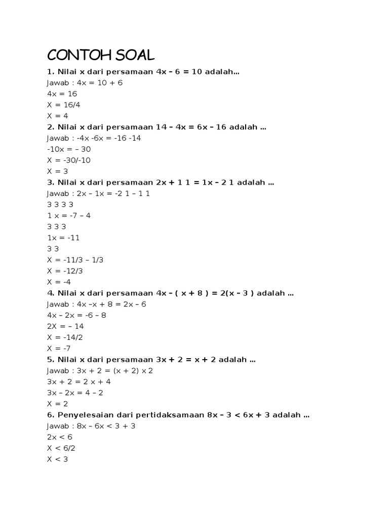 Contoh Soal Nilai Mutlak | PDF | Metode & Bahan Ajar