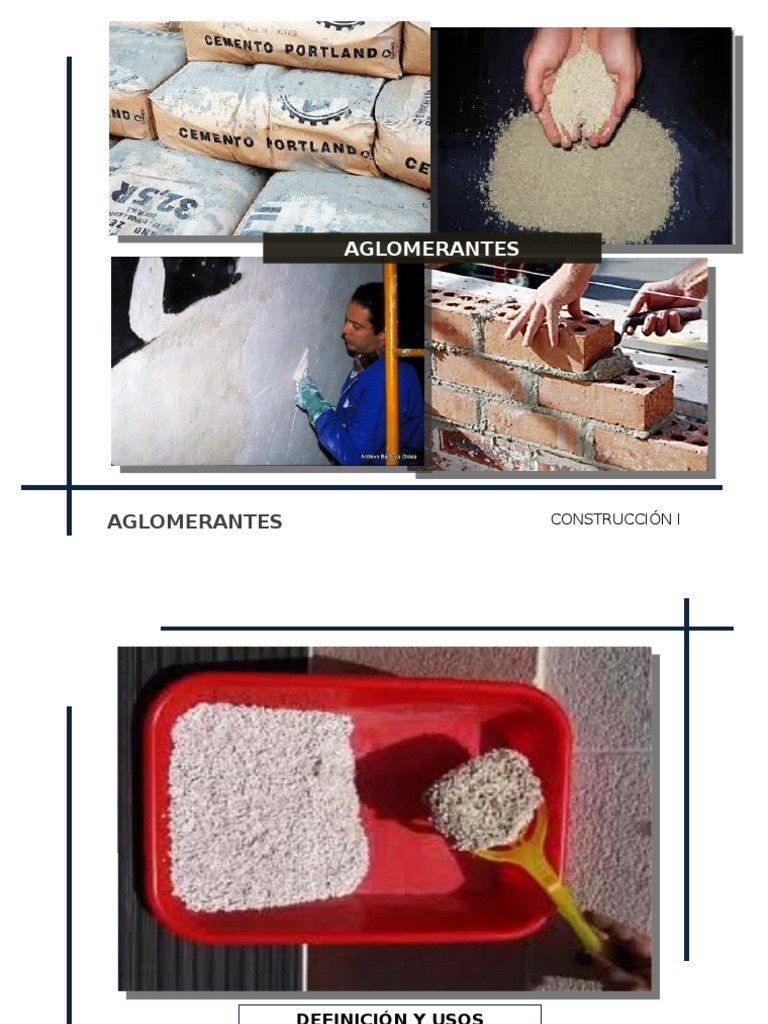 AGLOMERANTES | Yeso | Cemento