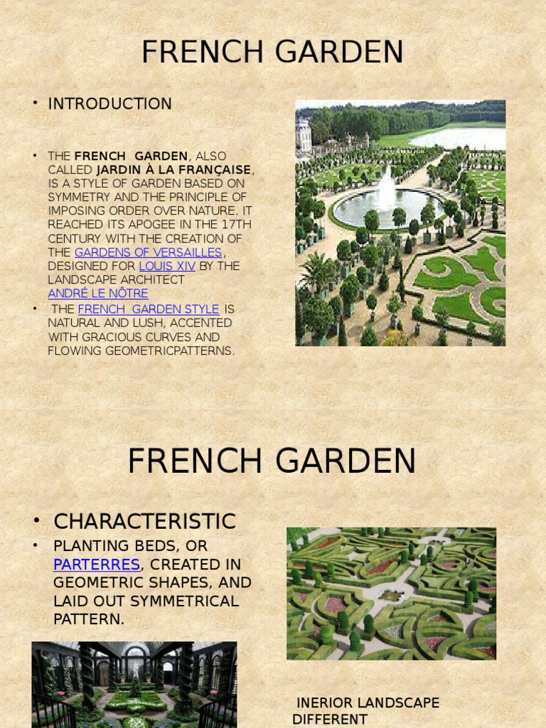 French Garden | PDF | Landscape Architecture | Gardening