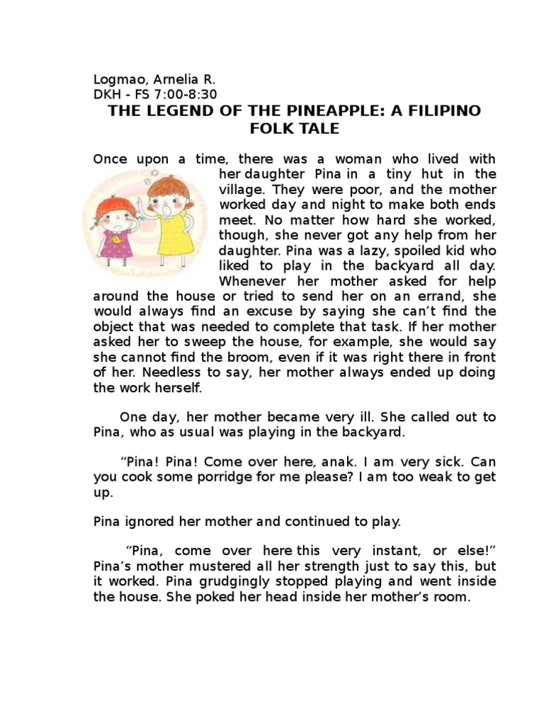 Alamat NG Pinya Analysis | PDF