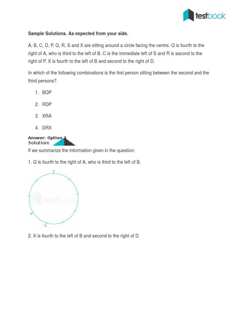Logical Reasoning Sample Problems | PDF