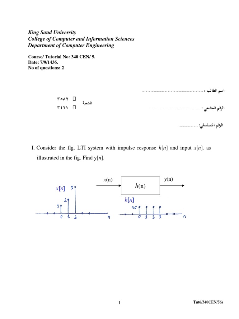King Saud University College of Computer and Information Sciences ...