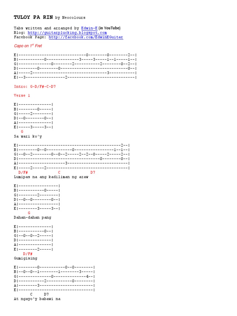 Tuloy Pa Rin Tabs | PDF