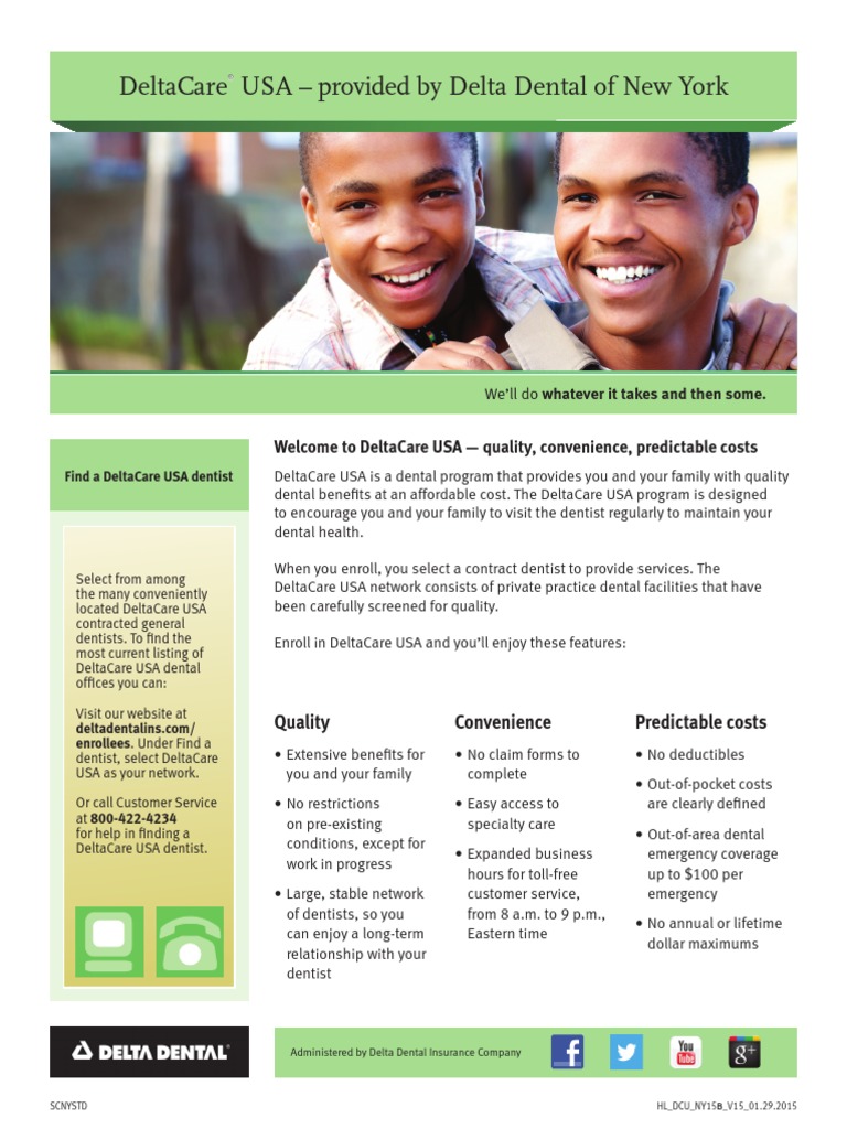 2015-16 Delta DHMO Plan Highlights | PDF