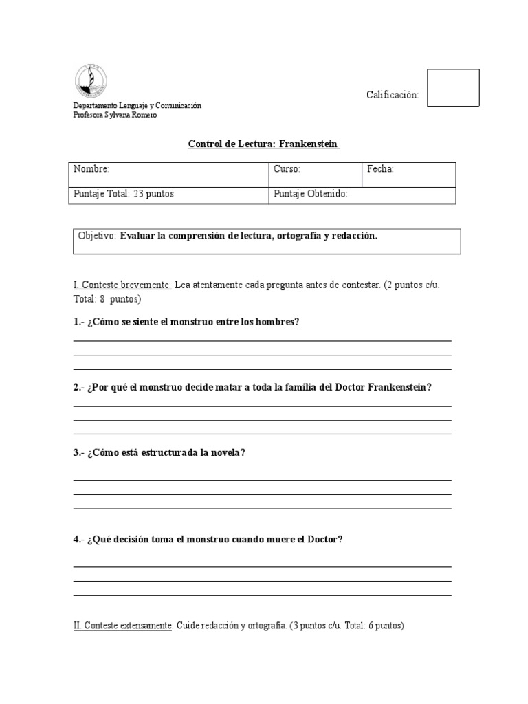 Control Frankenstein | PDF | Ocio