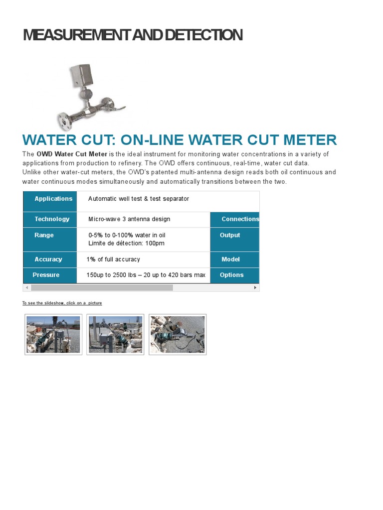 Measurement and Detection - Soclema | PDF
