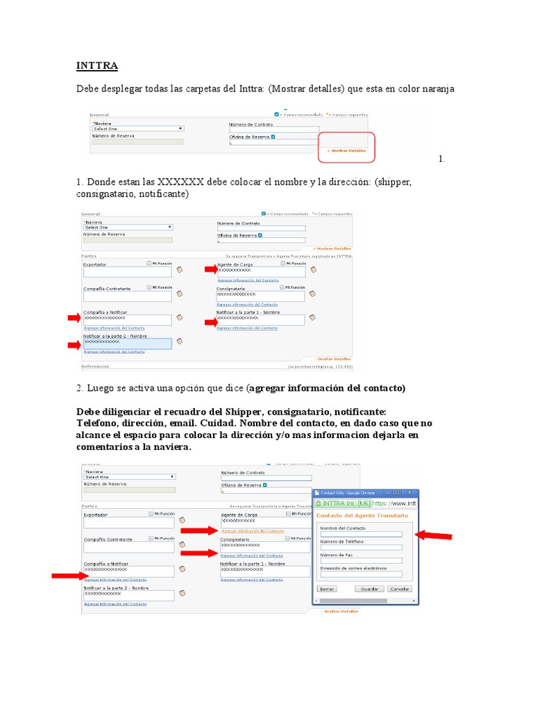 Paso A Paso Inttra | PDF