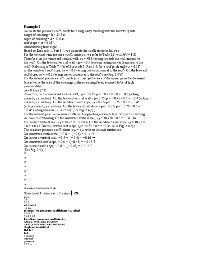 Example of Wind Force | PDF | Windward And Leeward | Wound