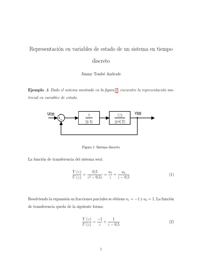 Problemas Control Moderno Resuelto (Discreto) | PDF | Conceptos ...