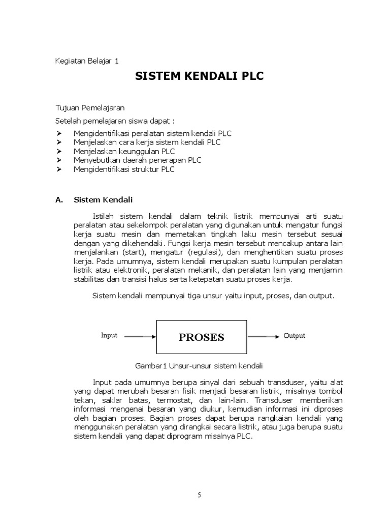 21 Sistem Kendali PLC | PDF