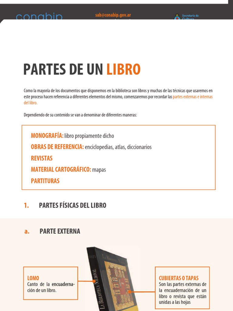 Partes de Un Libro | PDF | Libros | Ascii