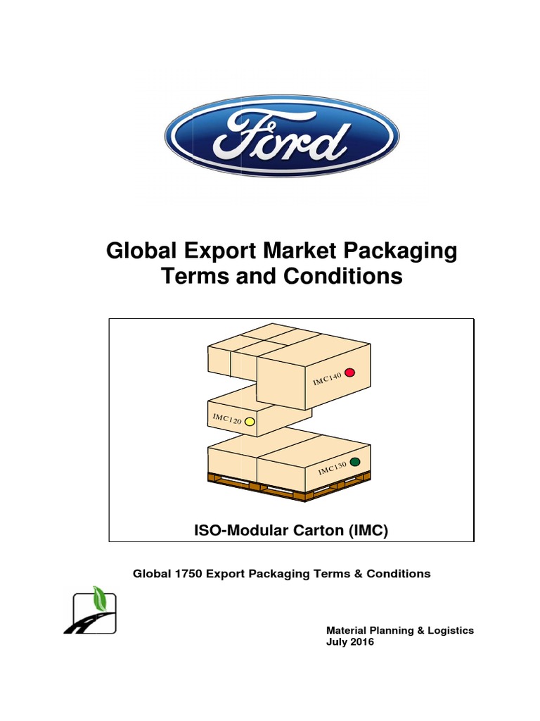 Globalexppkg Ford July 2o16 | PDF | Packaging And Labeling ...