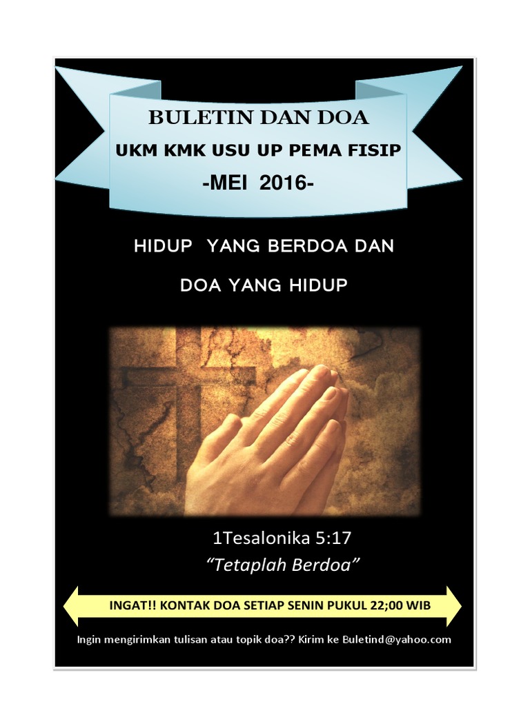 Doa Sebagai Nafas Hidup Kristen | PDF | Agama & Spiritualitas | Gaya Hidup